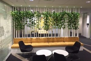 Timber Blade Wall - Plants at Work